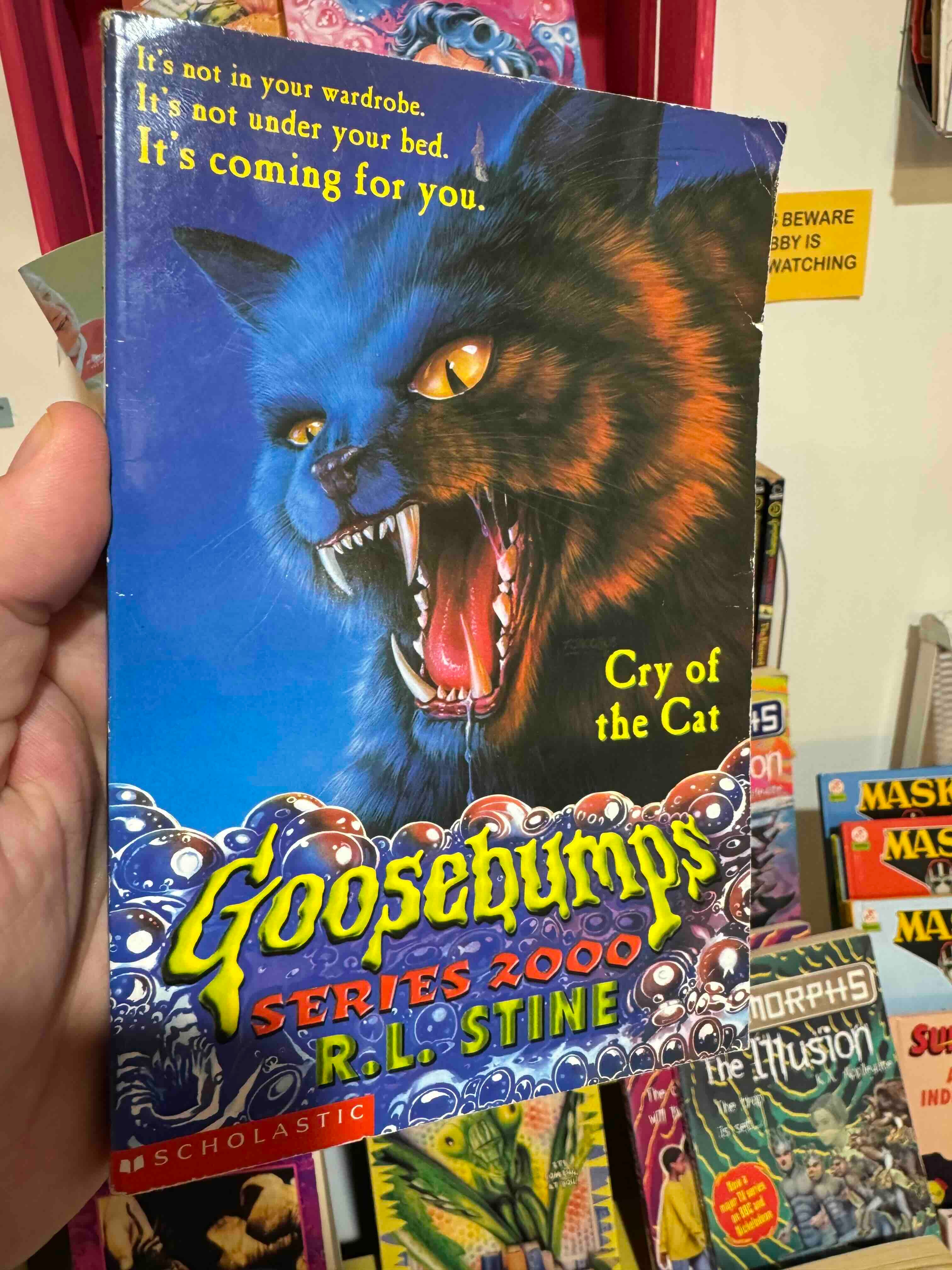 Cry of the Cat (Series 2000) Goosebumps book (1998) – happi place